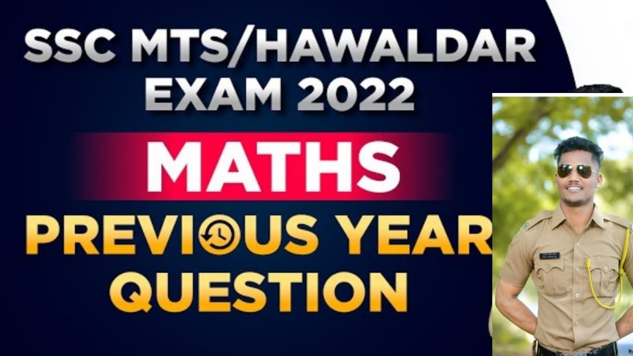 SSC MTS / Hawaldar Exam 2022 | Maths |Previous Year Question By abhinay ...