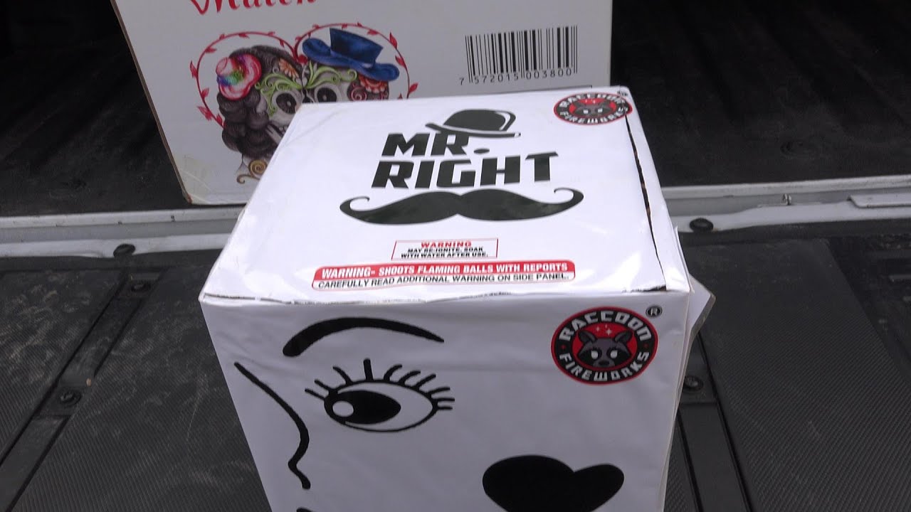 MR RIGHT - PERFECT MATCH ASSORTMENT - RACCOON FIREWORKS - YouTube