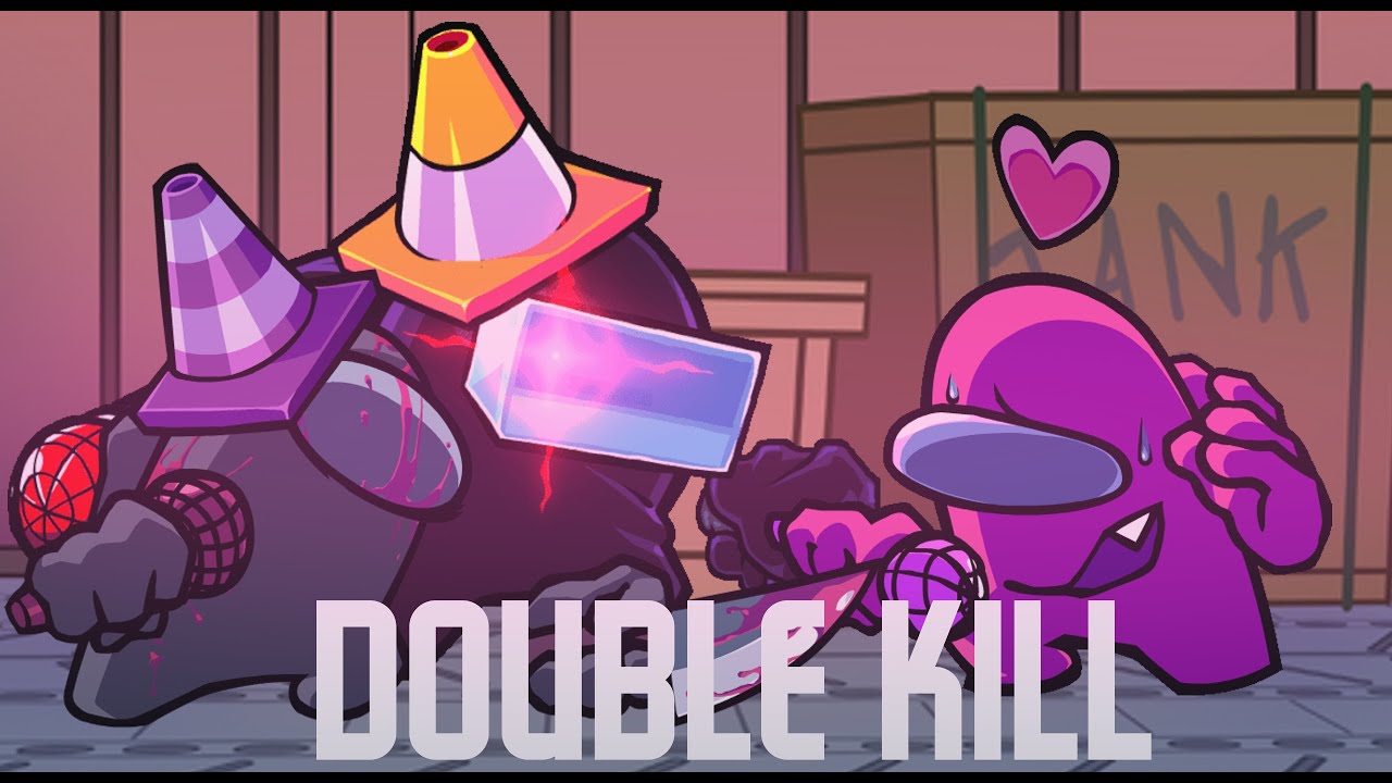 DOUBLE KILL But Black, Gray and Pink Sing it (FNF Cover) (FNF x ...