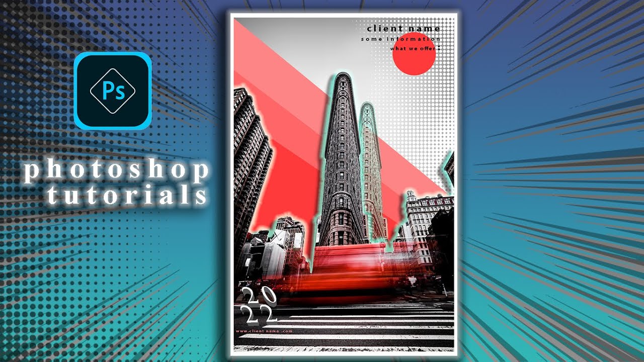 poster design in photoshop - YouTube