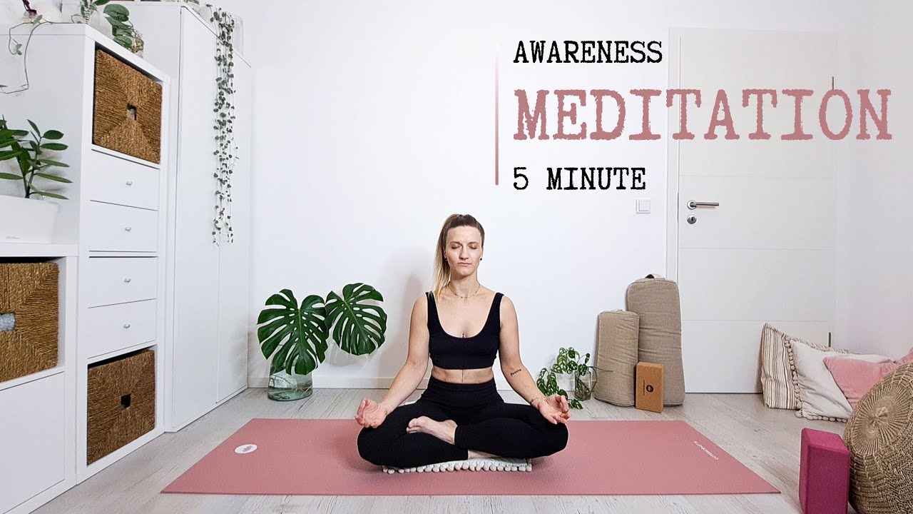 Guided Awareness Meditation | Be Present & Mindful | 5 Minutes - YouTube