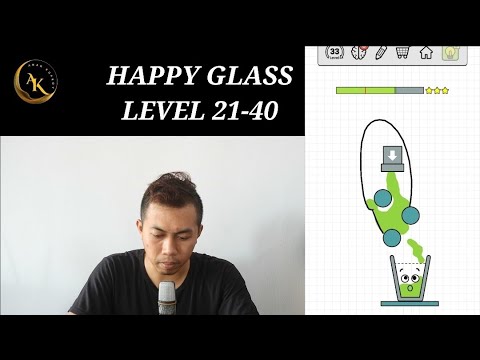 HAPPY GLASS LEVEL 21-40 - CAINA BERUBAH JADI HEJO - YouTube