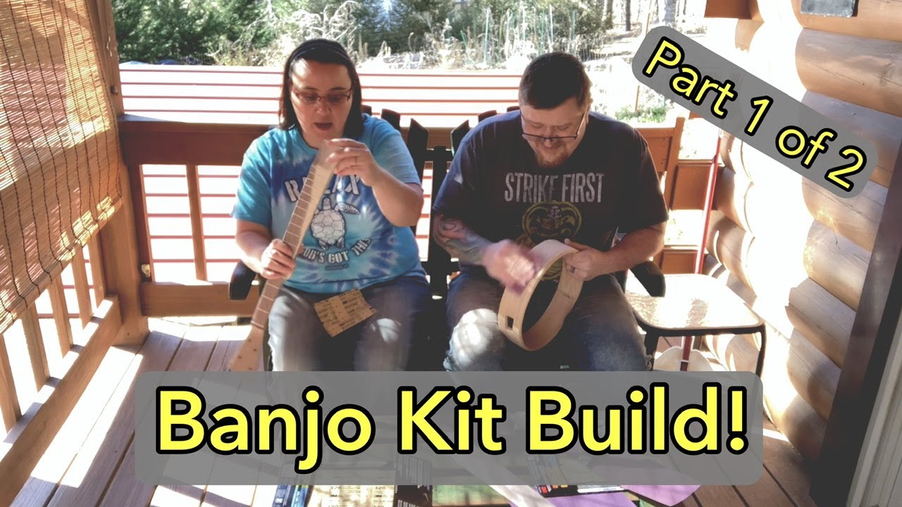 Banjo Kit Build | Goatskin tackhead | Part 1 of 2 - YouTube
