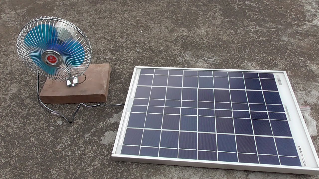 Dc fan, Solar fan installation, solar table fan with panel, luminous ...