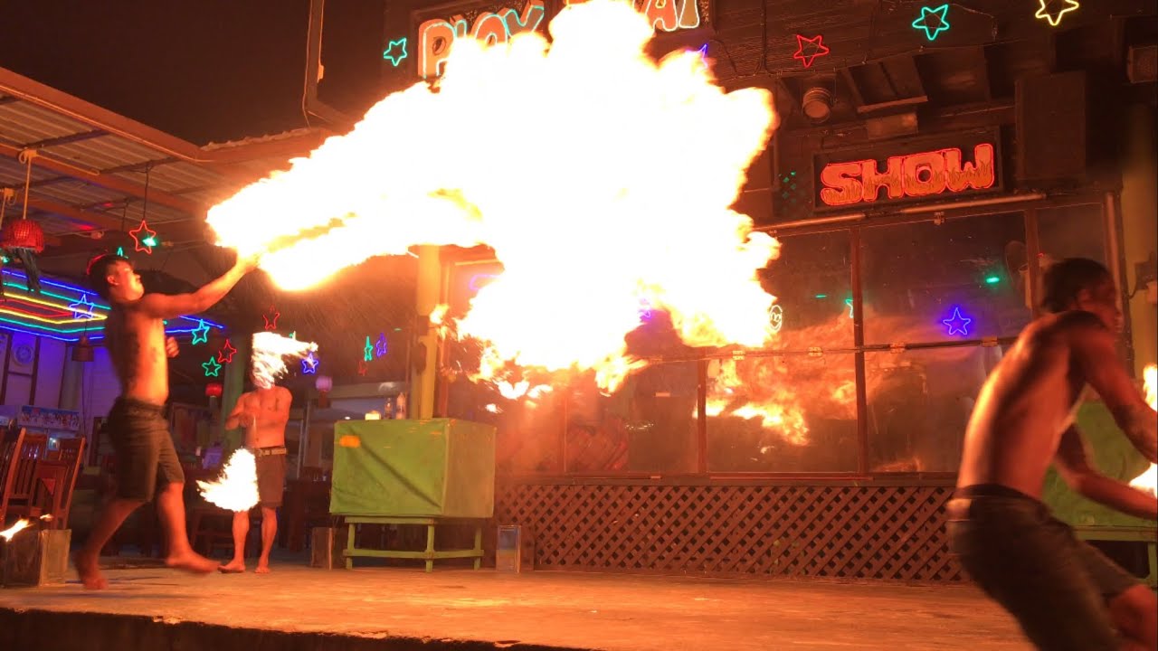 FIRE SHOW KOH SAMET THAILAND - YouTube