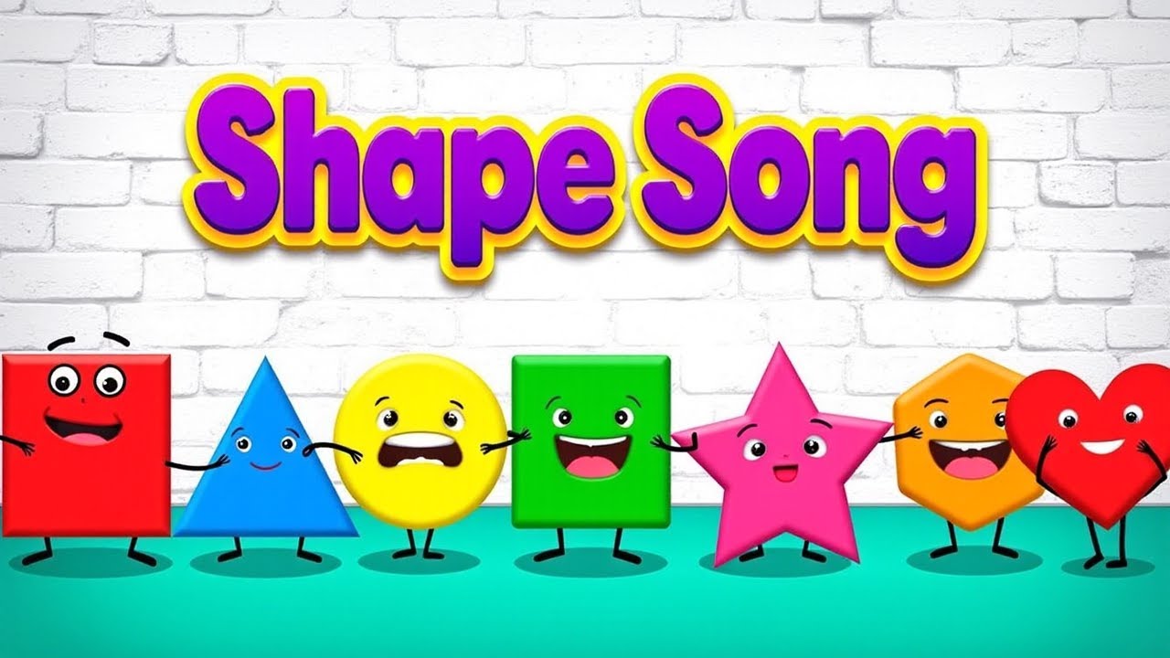 Fun Shapes Song for Kids | Learn Shapes with Music & Animation | Tinny ...