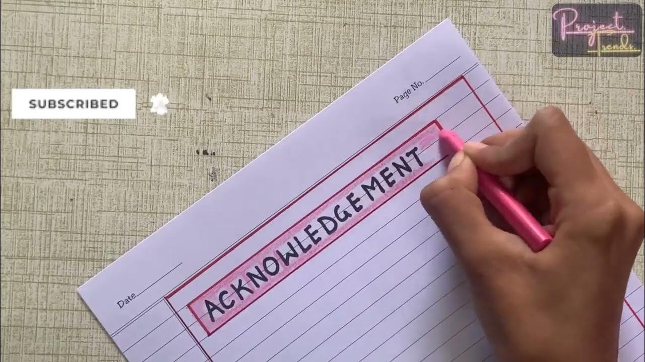 how to write CERTIFICATE , ACKNOWLEDGEMENT AND BIBLIOGRAPHY for school projects - YouTube