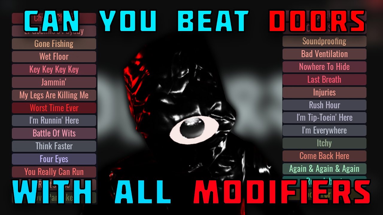 Can You Beat DOORS With All Modifiers? - YouTube