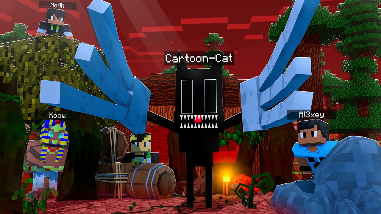 ESCONDE ESCONDE do CARTOON CAT no Minecraft! ‹ Koow › - YouTube