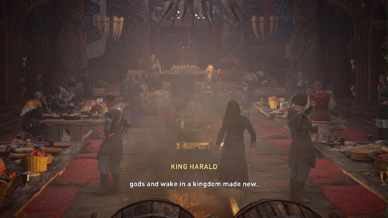 Viking Feast Fit for a King: Dining with King Harald | Assassin's Creed ...