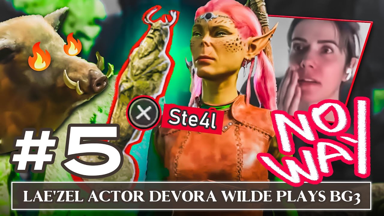 Lae'zel actor Devora Wilde plays Baldur's Gate 3 - Part 5 - YouTube
