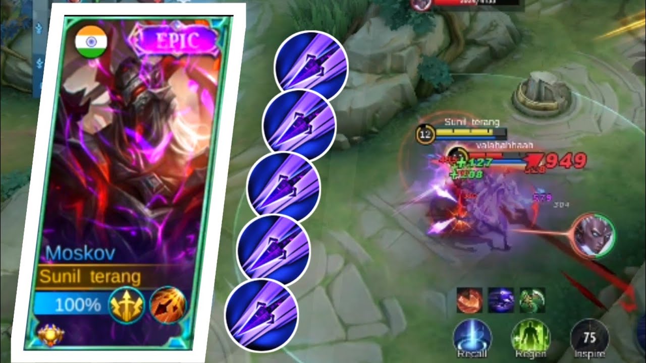 MOSKOV TOP 1 GLOBAL BUILD 2023 | MOBILE LEGENDS - YouTube