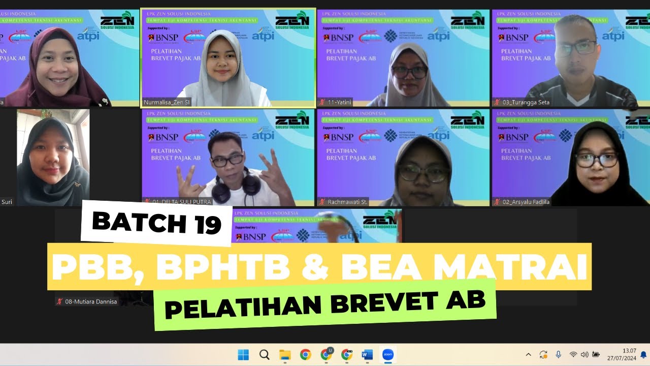PELATIHAN BREVET AB BATCH 19 - MATERI PBB, BPHTB & BEA MATERAI - BAGIAN ...