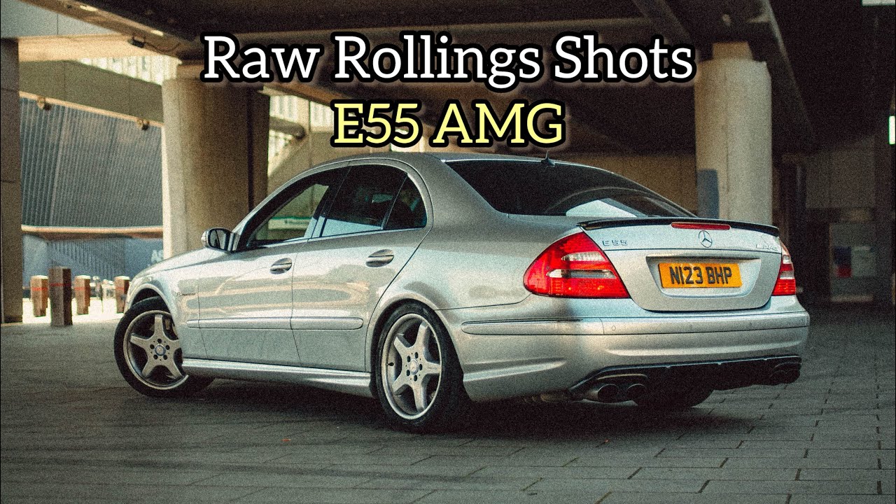 Kicking off the channel with raw rolling shots of my E55 AMG. No music — just pure V8 noise ...
