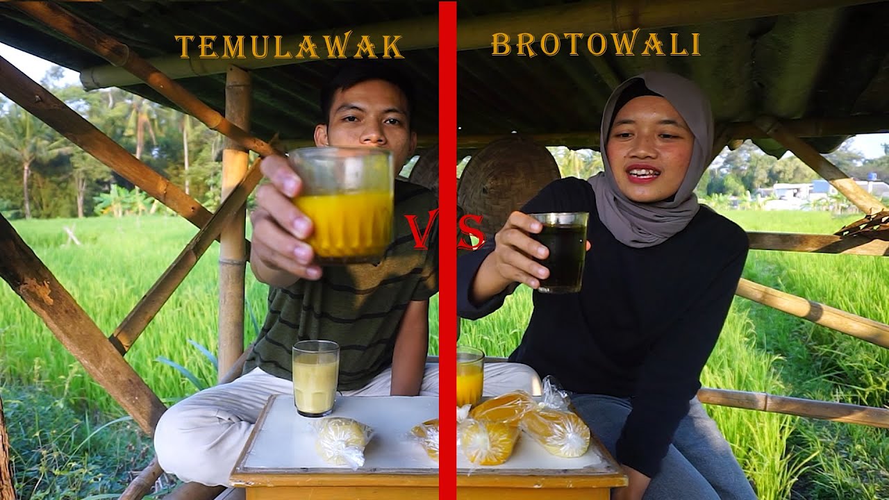 NGOMBE JAMU BROTOWALI & TEMULAWAK, ACHONG RAKUAT!! CHALLENGE MINUM JAMU TRADISIONAL - YouTube