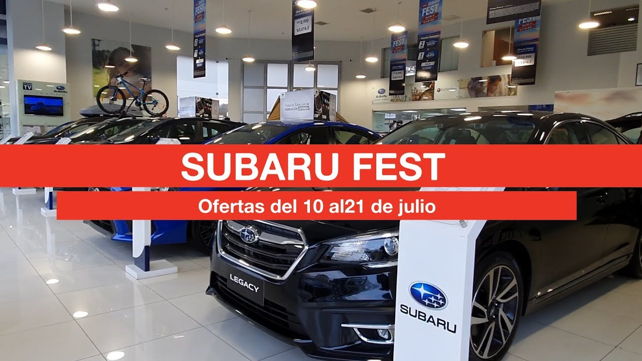 Subaru Fest - Ofertas del 10 al 21 de Julio - YouTube