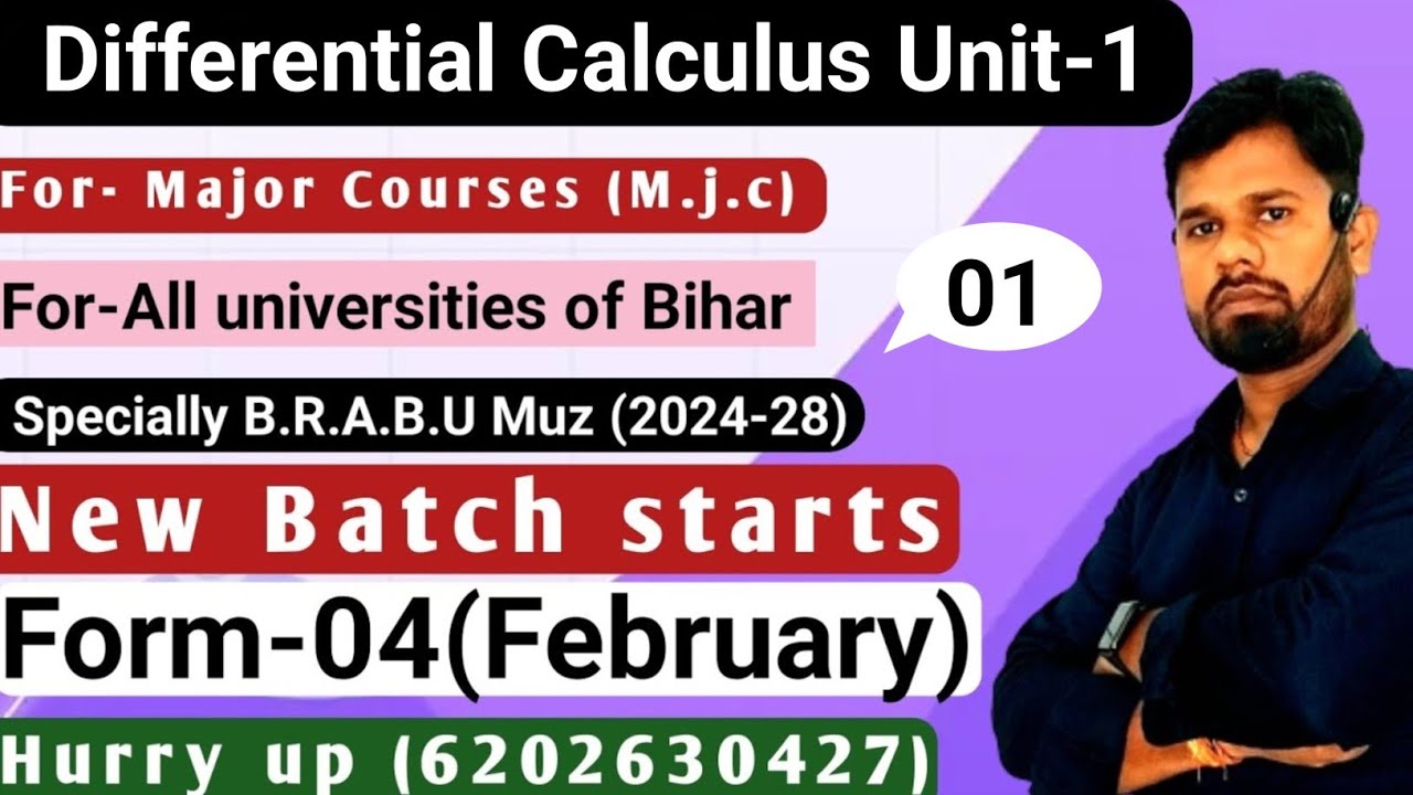 Semester-II, Major, Minor Courses Math,Unit-1 Differential Calculus ...