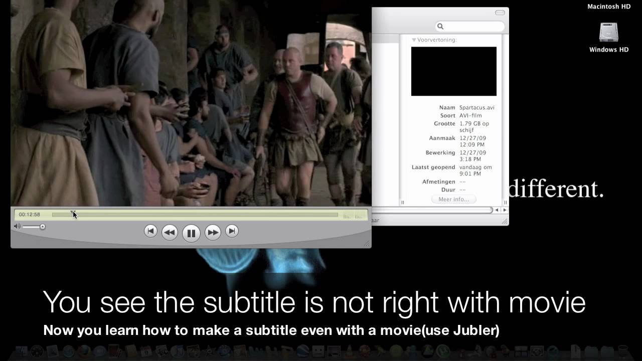 HOW TO SUBTITLE AND MAKE SUBTITLES EVEN WITH THE MOVIE FOR MAC 100% ...
