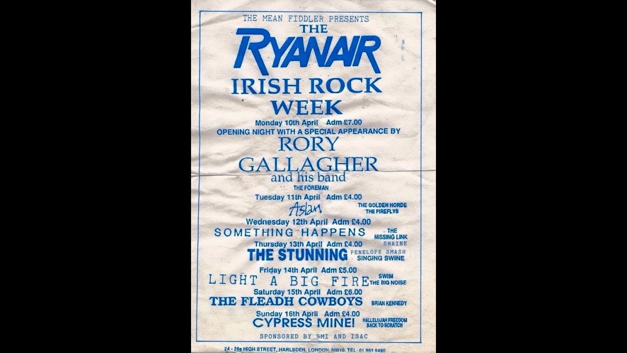 1989 Rory Gallagher Interview with Dave Fanning - YouTube