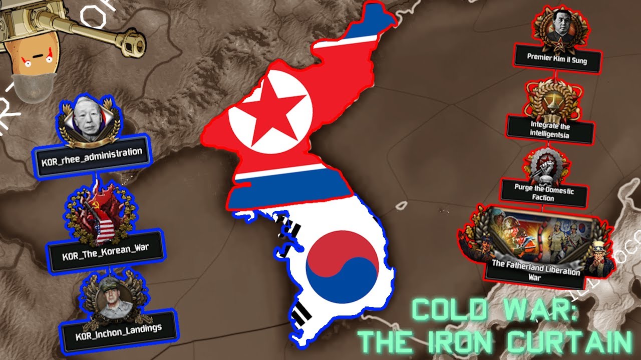 Saving South Korea while this HOI4 mod ATTACKS my eyes | Cold War Iron ...