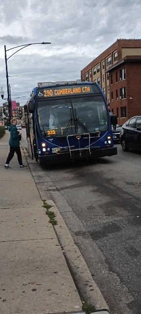 290 Pace bus at Clark & Rogers 9/23/2024 - YouTube