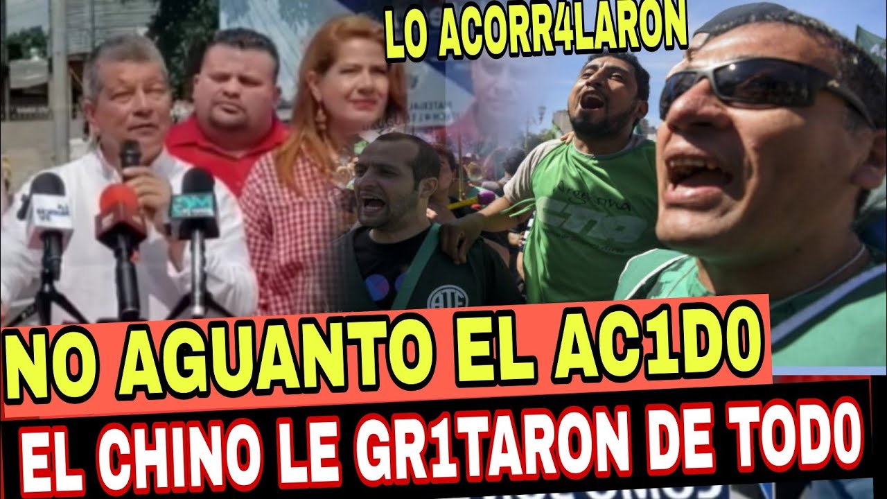 NO PUDO MAS EL CHINO FLORES SE DESCONTROLO CUANDO LE GR1TARON Y LE ...