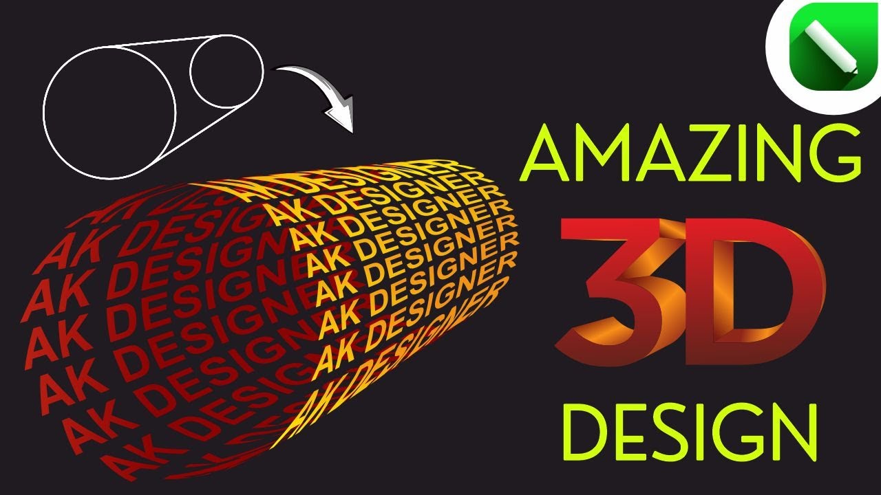 Amazing 3D Design in CorelDraw | How to Make 3D Design in CorelDraw ...