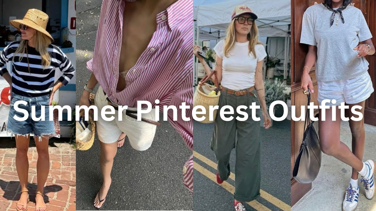 RECREATING SUMMER PINTEREST OUTFITS 2025 | Casual Outfit Ideas - YouTube