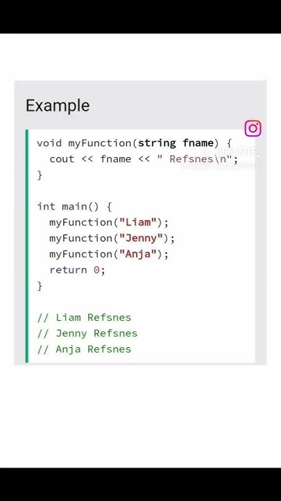Function Parameter And Arguments With Eg In C Coding Basicc Computergraphics Ccode Shorts