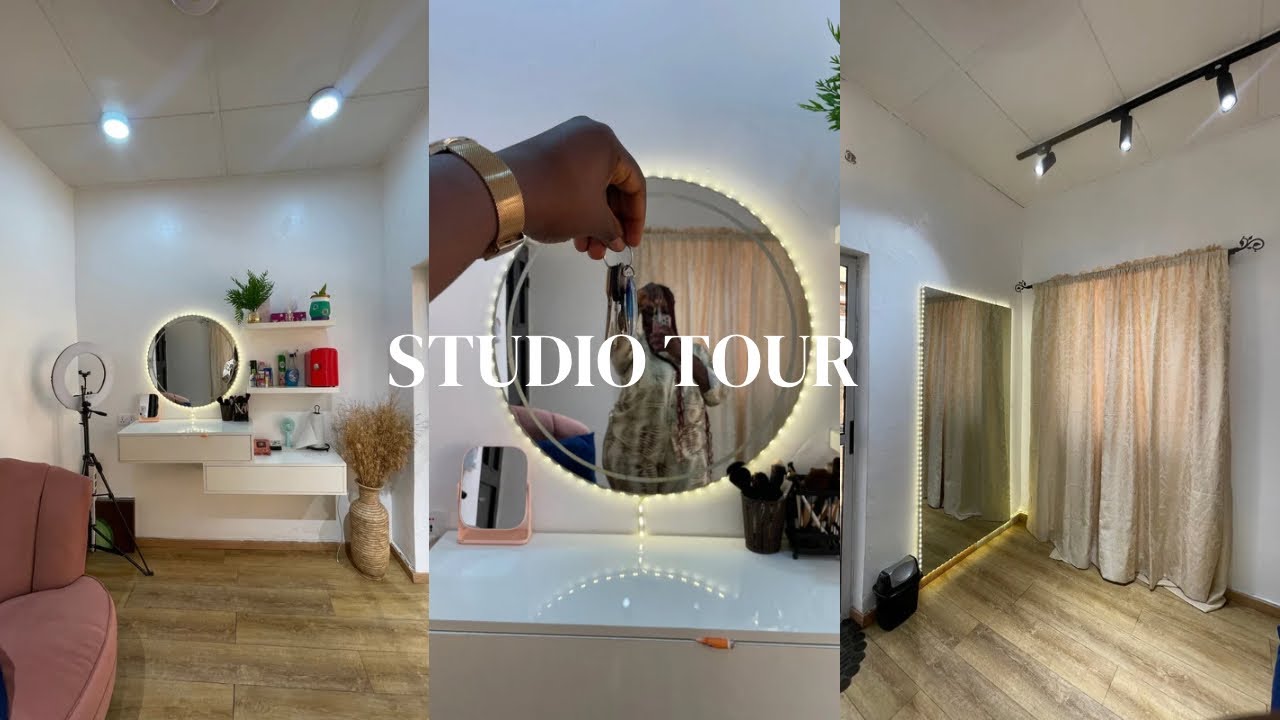 I BUILT MY DREAM BEAUTY STUDIO FROM SCRATCH || STUDIO TOUR || before ...