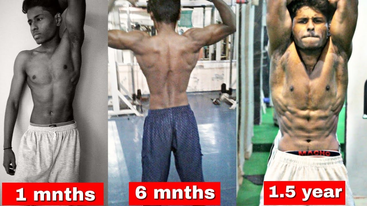 1 Year Natural Body Transformation | Journey to Aesthetics Motivation ...