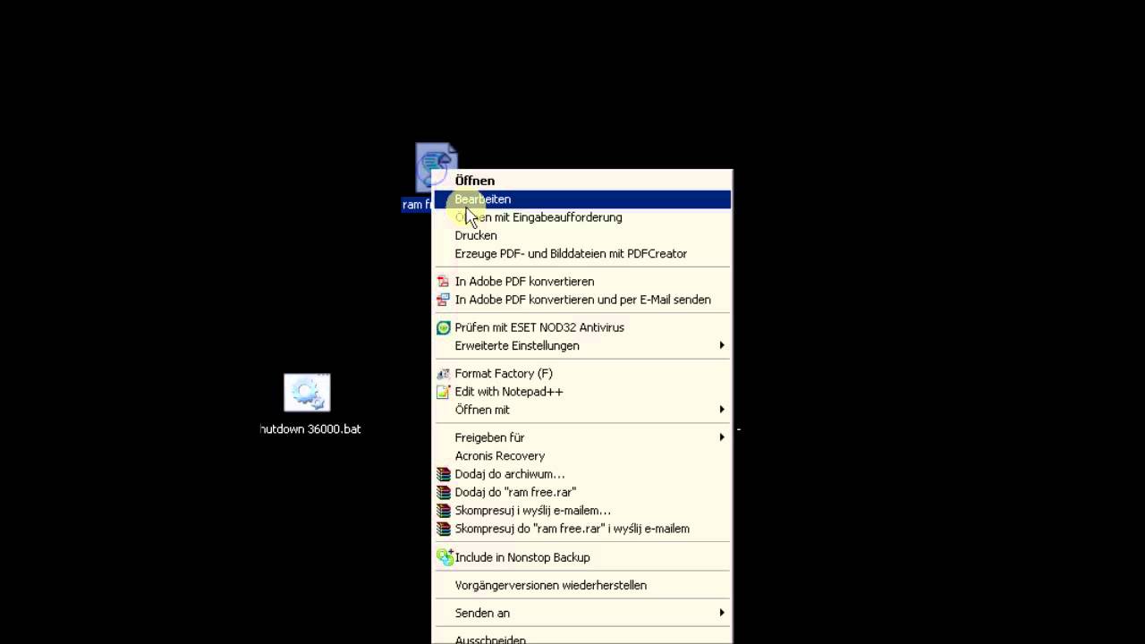 FreeMem script Windows 7 - YouTube