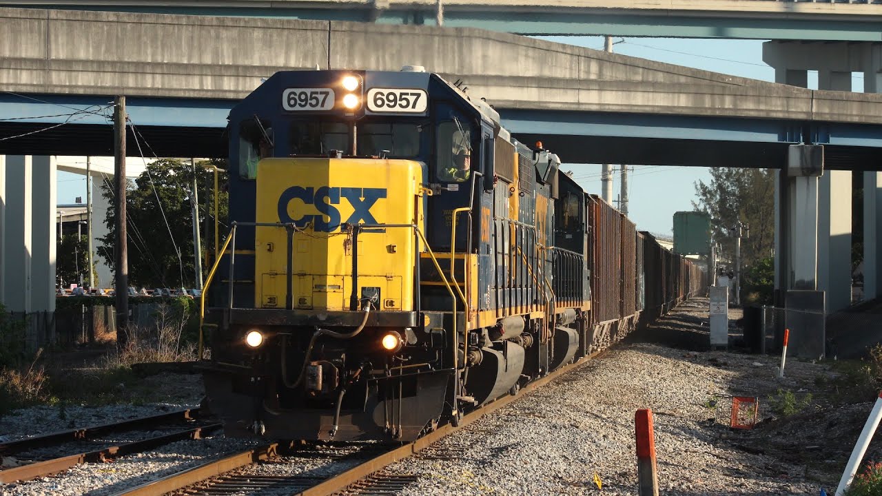 CSX Miami Train Compilation! - YouTube