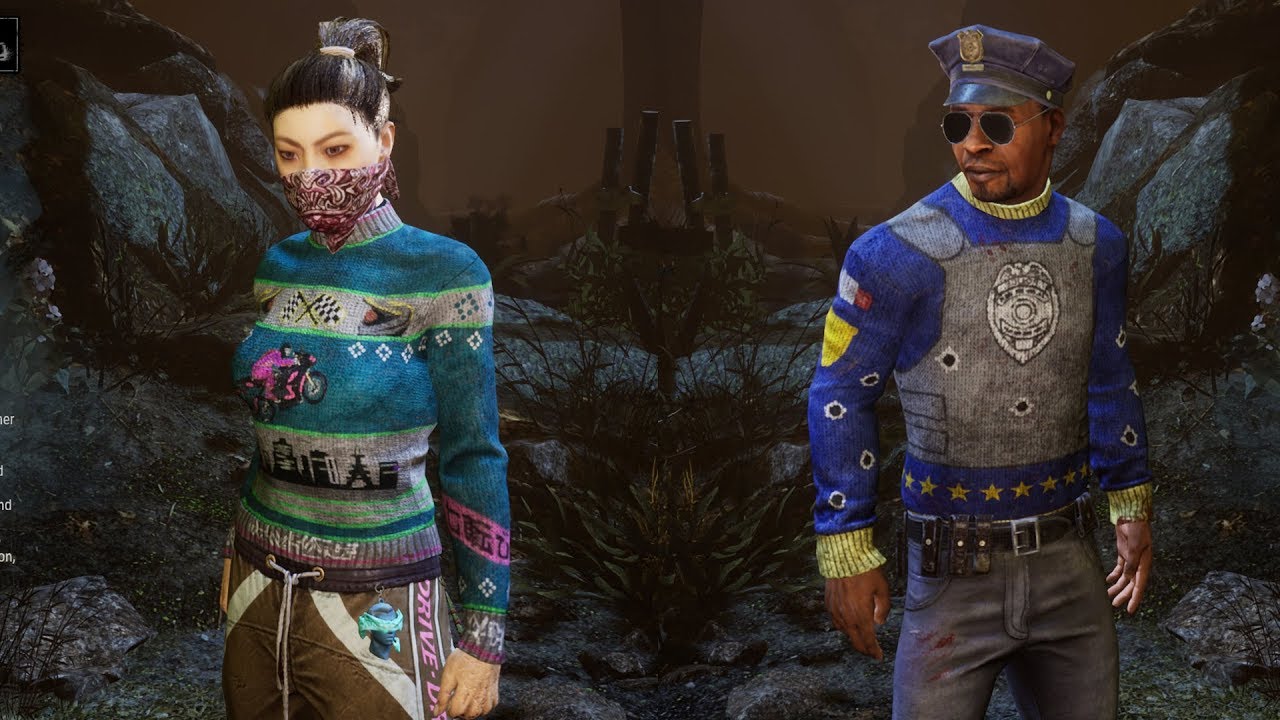 4 GEN RUN NEW CHRISTMAS SWEATERS! Survivor Gameplay Dead By Daylight ...