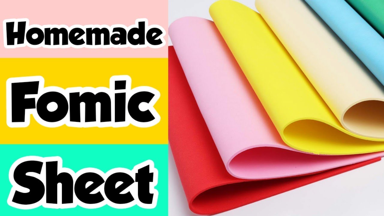 Homemade foam sheet without cotton || foam sheet || foam sheet making ...