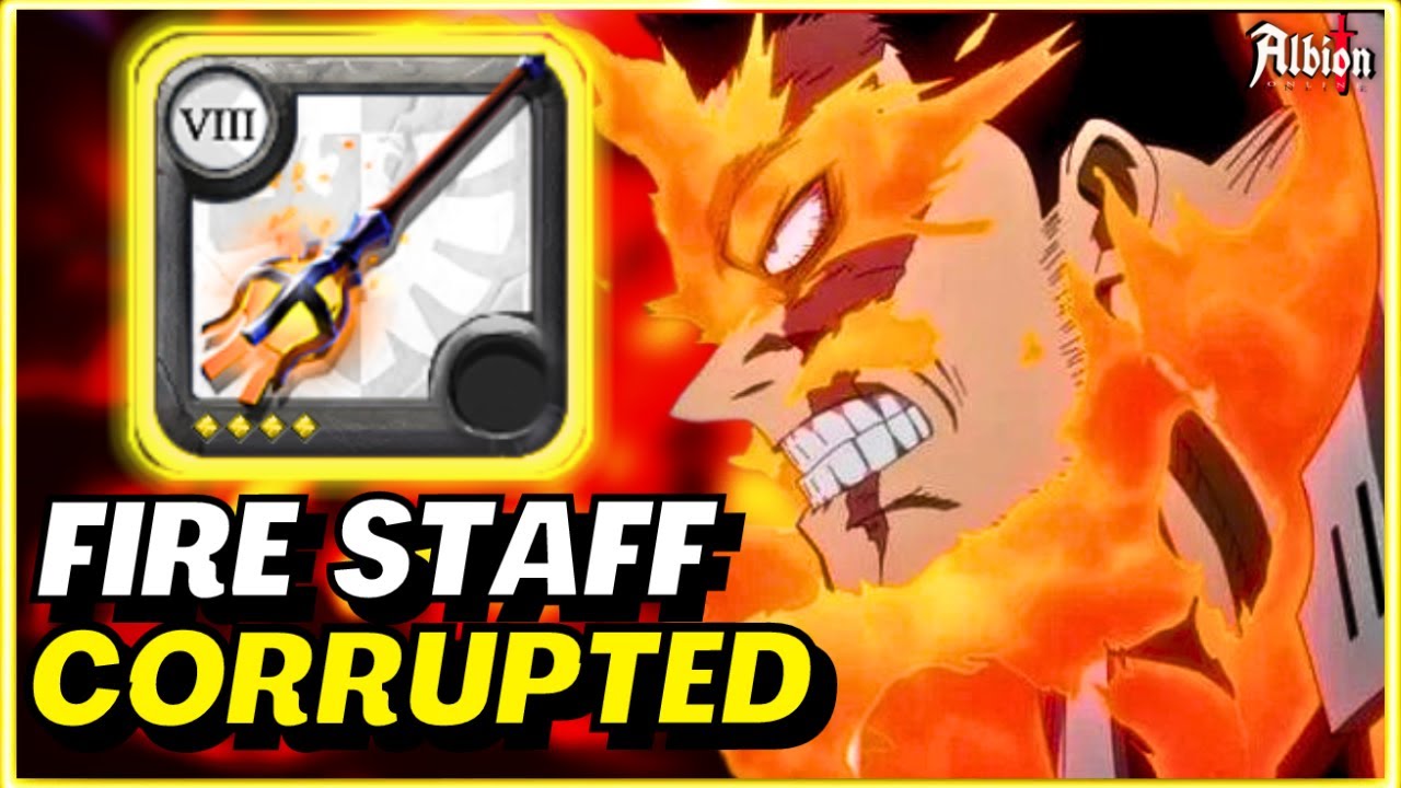 💥 FIRE STAFF IS GOD !! ( NEW META Fire Build ) CORRUPTED - ALBION ...