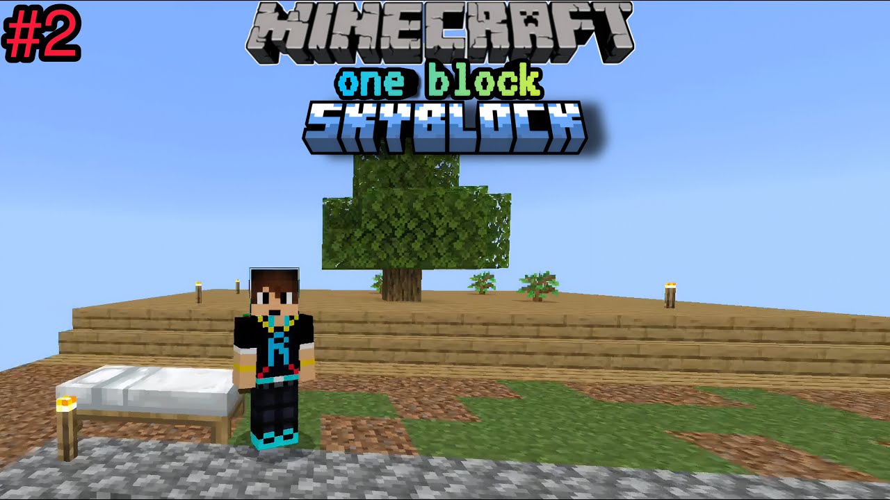 Minecraft one block sky block ep2(Minecraft) - YouTube