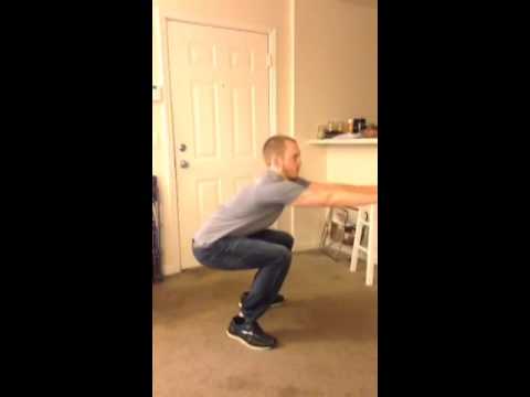 Squat (eccentric and concentric phases) - YouTube