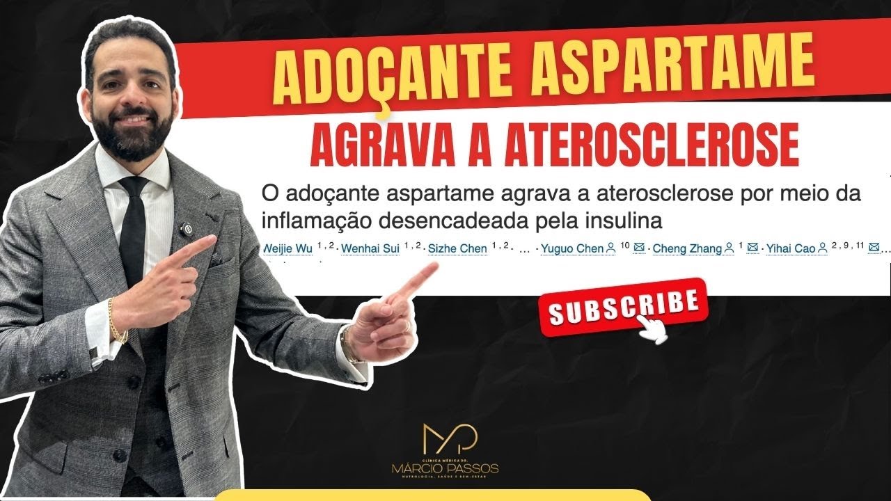 ASPARTAME - ADOÇANTE ARTIFICIAL MAIS USADO DO MUNDO - YouTube