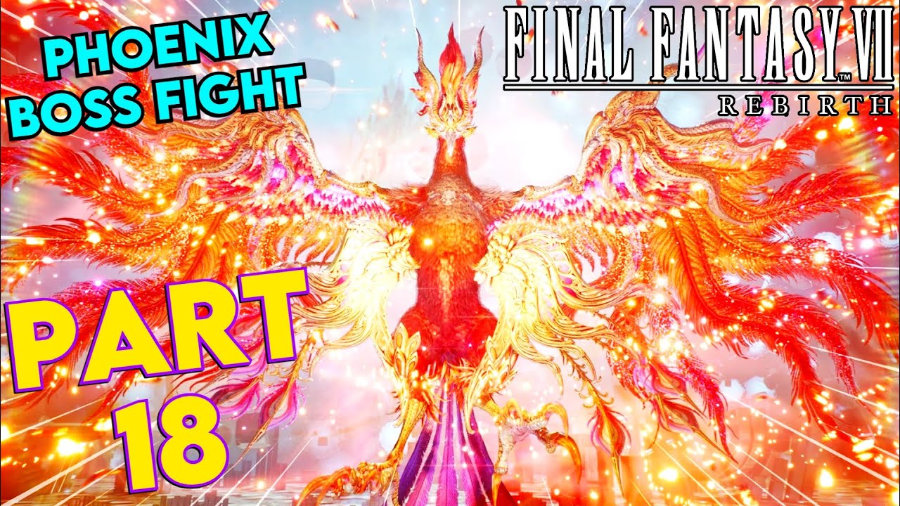 FINAL FANTASY 7 REBIRTH - PHOENIX BOSS FIGHT & JUNON 100% - PART 18 ...