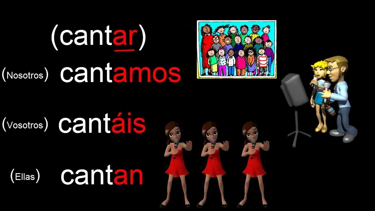 La conjugación de los verbos ar La Canción de los Verbos ar 1 - YouTube