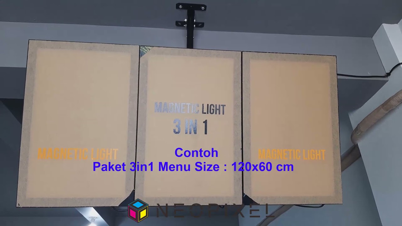 Paket Neon box Menu Neopixel Shop - YouTube