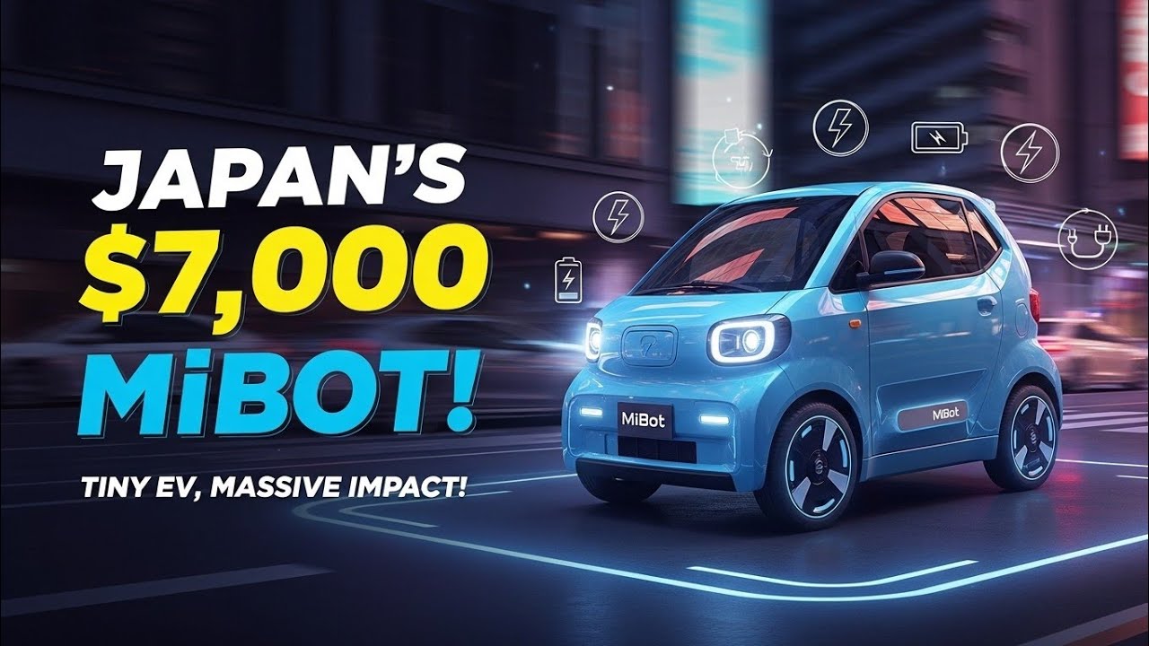Japan's $7,000 mibot: The Tiny EV Shaking Up the Industry! - YouTube