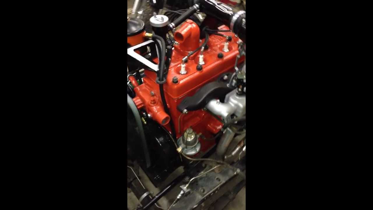 1948 CJ-2A L-134 Engine - YouTube