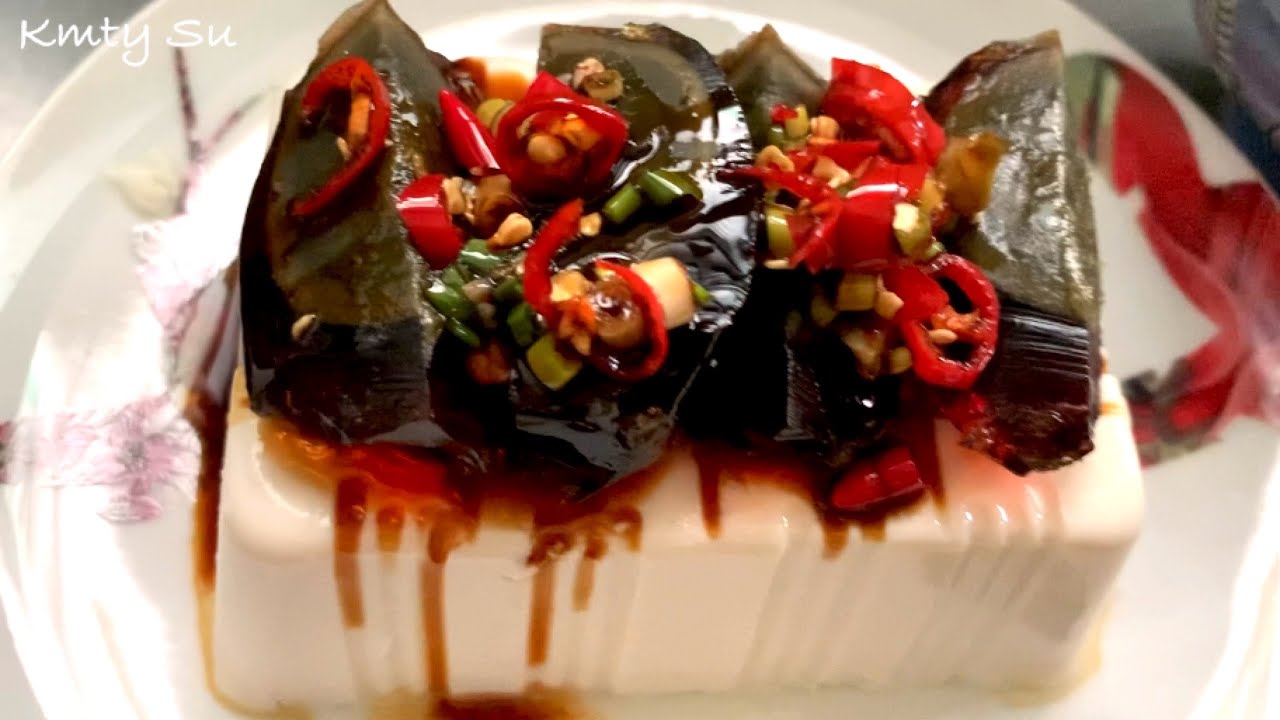 RESEP TAHU TELUR BITAN ALA TAIWAN/SILKEN TOFU CENTURY EGG#kmtysu# ...