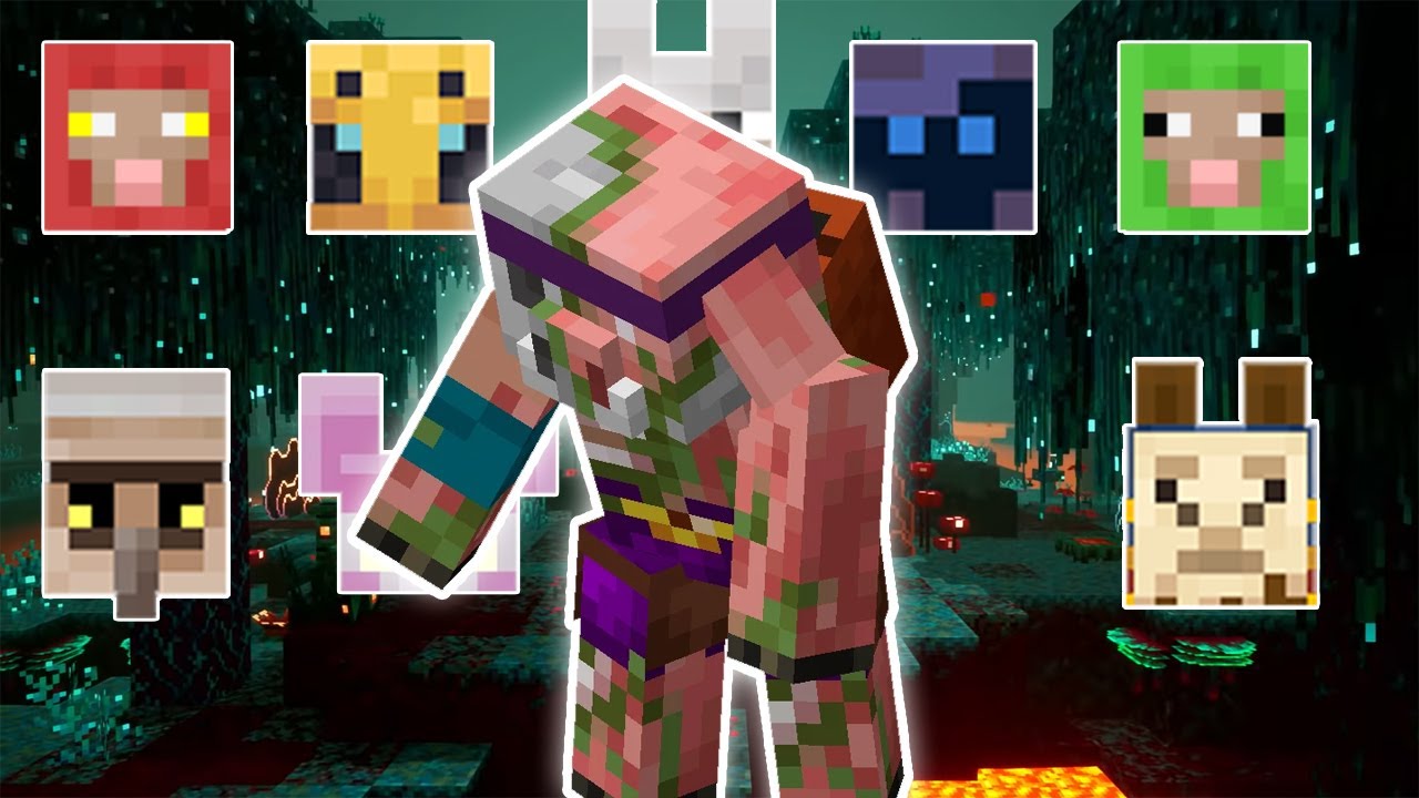 ZOMBIFIED FUNGUS THROWER VS ALL PETS | MINECRAFT DUNGEONS - YouTube