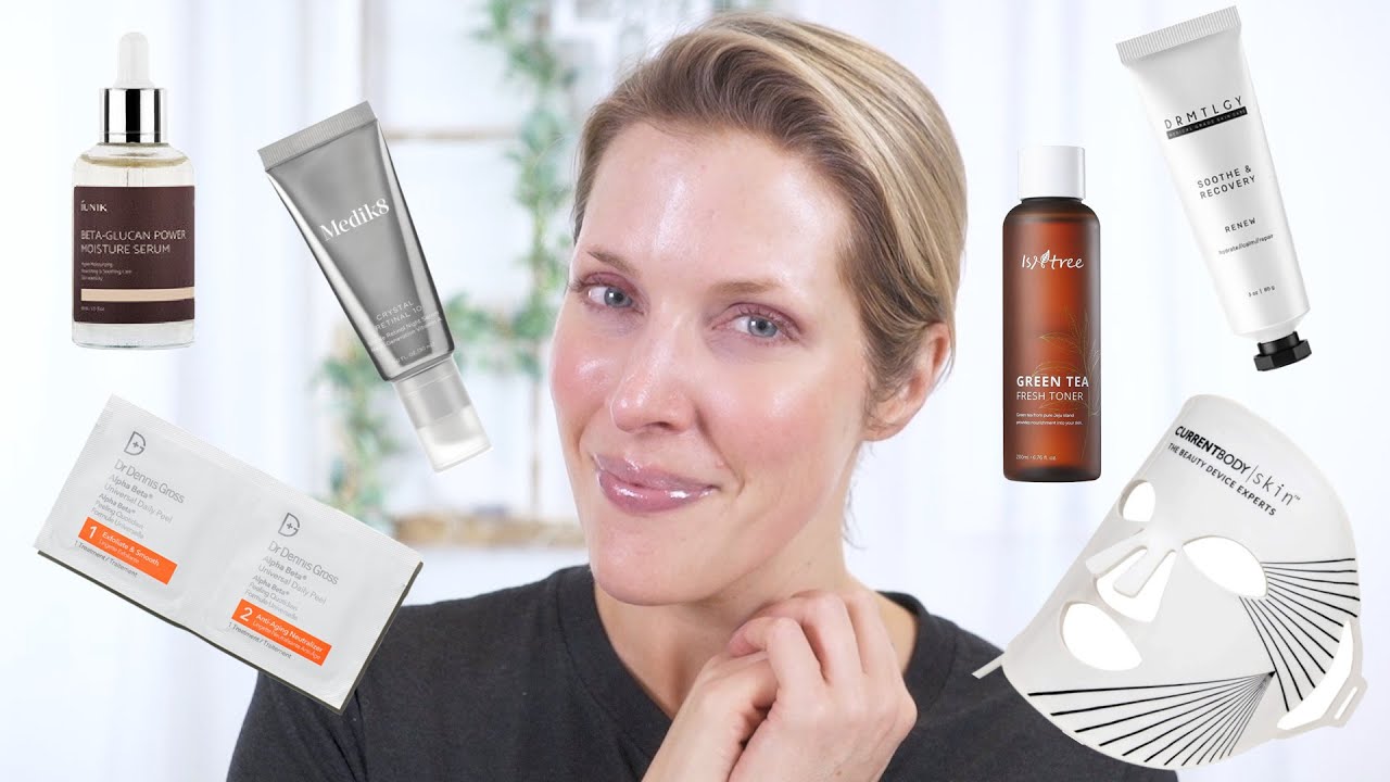 EVENING SKINCARE ROUTINE | OVER 40 SKIN | AGING GRACEFULLY - YouTube