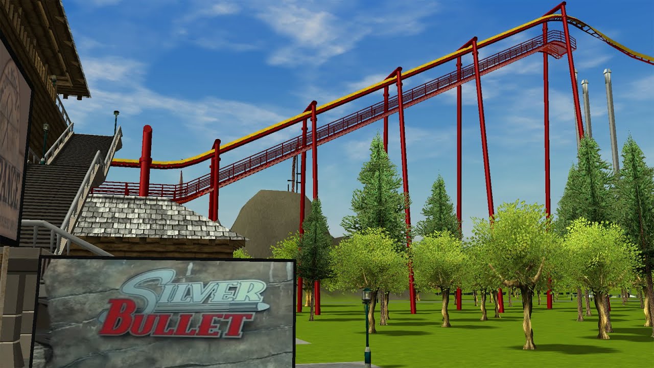 RCT3 Knott's Berry Farm Silver Bullet - YouTube