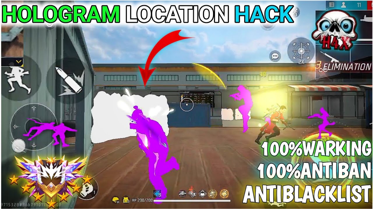 FF ANTIBAN HOLOGRAM LOCATION HACK 🎯 ANTIBAN ANTIBLACKLIST☑️ MAIN ID ...