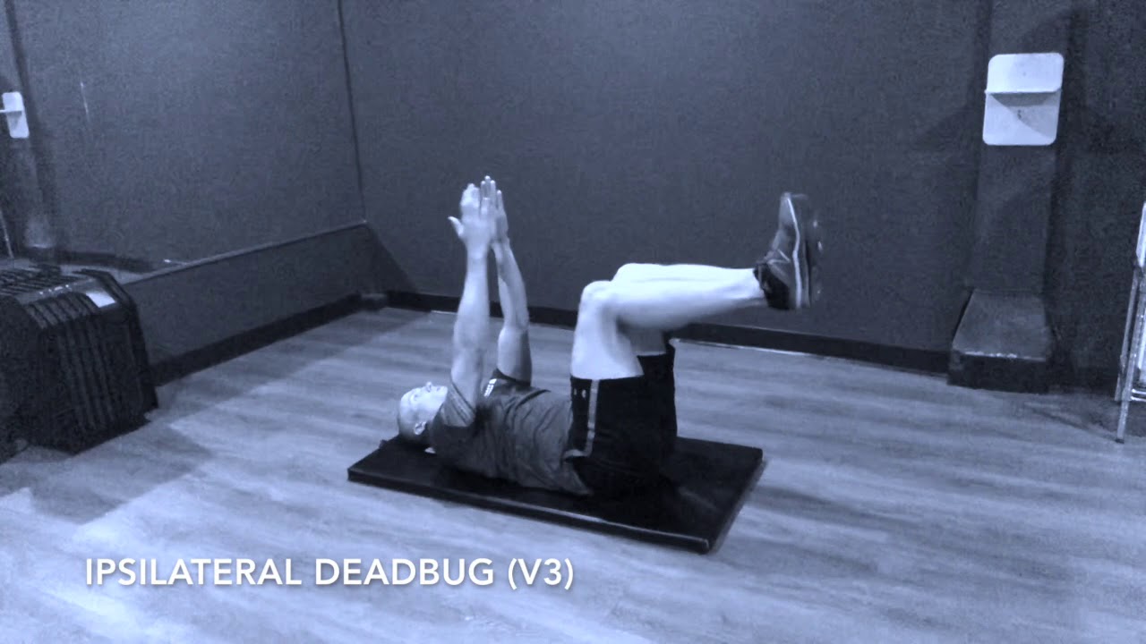 Ipsilateral Deadbug (V3) - Upside Strength Exercise Library - YouTube